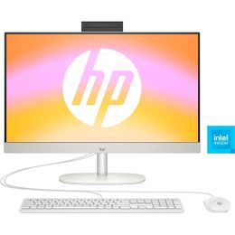 HP All-in-One PC "24-cr0211ng", Windows 11, 8 GB RAM 512 GB SSD, wei&szlig;, Desktop-PCs