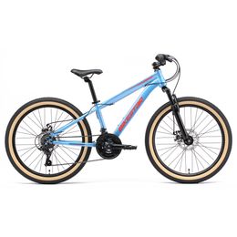 Bikestar Jugendfahrrad, 33cm, 24 Zoll (60,96cm), blau, Fahrr&auml;der