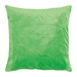 Dekokissen Pad, B:40cm H:2cm L:40cmlime gr&uuml;n, unifarben, Polyester, Dekokissen_Sitzkissen_Kissenh&uuml;llen, "Smooth", Perfekte Farbabstimmung