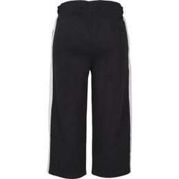 Urban Classics Damen Bequeme Jeans "Urban Classics Damen Ladies Taped Terry Culotte", schwarz-wei&szlig;, Gr. S, 90% Baumwolle, 10% Viskose, Jeans