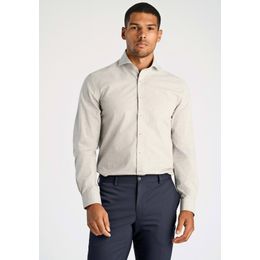 LINDBERGH Herren Businesshemd "Business-Casual-Hemd Modern Fit", grau, Gr. XL, Obermaterial: 100% Baumwolle, Hemden