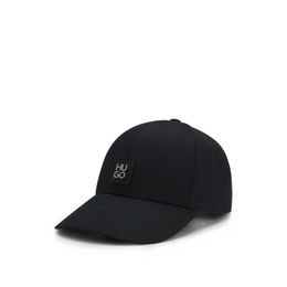 Hugo Herren Baseball Cap "Jake ME"schwarz 001, unifarben, Twill, Baumwolle, Caps, aus Baumwoll-Twill