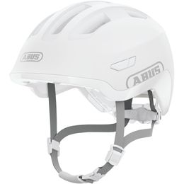 Abus Fahrradhelm "SMILEY 3.0 ACE LED", S Kopfumfang: 45cm - 50cm, wei&szlig;, Helme
