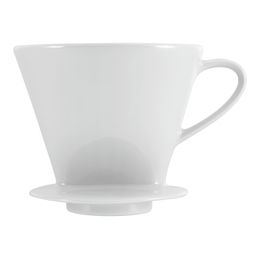 Creatable Handfilter "Nostalgie Weiss, Kaffeefilter", H:10cm &Oslash;:12cmwei&szlig;, Kaffeefilter, Robust