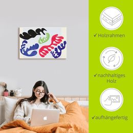 Wandbild Artland, B:60cm H:40cm, bunt, Leinwand, Wohnzimmer, Bilder, "Die Lagune 3. 1947", als Alubild, Leinwandbild, Poster, Wandaufkleber in