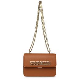 Steve Madden Damen Umh&auml;ngetasche "Steve Madden Taschen Lederimitat"braun, gold, Lederimitat, Taschen