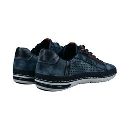 Bugatti Herren Sneaker, Gr. 40dunkelblau, Lederimitat, Schuhe, Halbschuh, Freizeitschuh mit praktischem Rei&szlig;verschluss