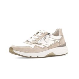 Gabor Damen Sneaker "Sneaker low", Gr. 40,5beige, Schuhe