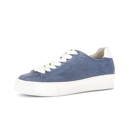 Gabor Damen Sneaker "Sneaker low", Gr. 40, blau, Schuhe