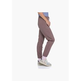 Sch&ouml;ffel SCH&Ouml;FFEL Damen Funktionshose "Pants Vienna L", braun, Gr. 40, Obermaterial: 87% Polyester, 13% Elasthan, Hosen, sportlicher Stil, bequeme Passform