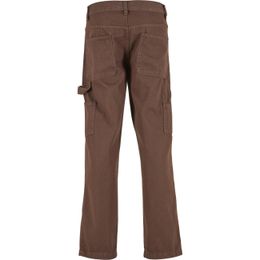 DEF Herren Bequeme Jeans "DEF DEF May Straight Fit Jeans"braun, Gr. 33, unifarben, 100% Baumwolle, Jeans