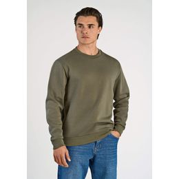 LINDBERGH Herren Sweatshirt "Sweatshirt Relaxed Fit"army, Gr. M, Obermaterial: 60% Baumwolle, 40% Polyester, Sweatshirts