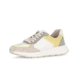 Gabor Damen Sneaker "Sneaker low", Gr. 37, gelb, Schuhe