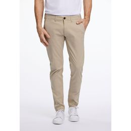 Bison Herren Chinos "Chinos Regular Fit", beige, Gr. 30, unifarben, Obermaterial: 98% Baumwolle, 2% Elasthan, Hosen