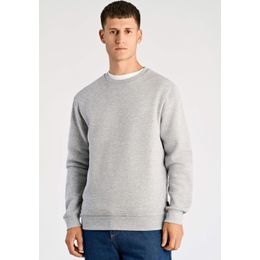 Junk De Luxe Herren Sweatshirt "Sweatshirt Relaxed Fit"grau mel, Gr. M, Obermaterial: 60% Baumwolle, 40% Polyester, Sweatshirts