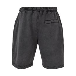 Urban Classics Herren Sweatshorts "Urban Classics Herren Heavy Stone Washed Sweat Shorts"schwarz, Gr. L, unifarben, 70% Baumwolle, 30% Polyester,