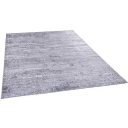 Teppich Gino Falcone, B:190cm H:3mm L:290cm, grau, Kunstfaser, Wohnzimmer, Teppiche, "Cecilia 063", Flachgewebe, bedruckt, ideal im Wohnzimmer &