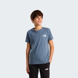 The North Face M&auml;dchen T-Shirt "TEEN BOX NSE REGULAR SS TEE"granite grau, Gr. S, Obermaterial: 100% Baumwolle, Shirts, f&uuml;r Jugendliche, sportlicher