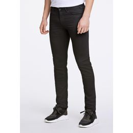 Junk De Luxe Herren 5-Pocket-Jeans "Jeans Tapered Fit", schwarz, Gr. 30, unifarben, Obermaterial: 78% Baumwolle, 15% Lyocell, 5% Polyester, 2%