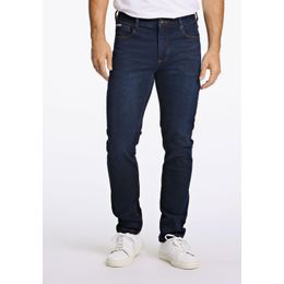 LINDBERGH Herren 5-Pocket-Jeans "Jeans Tapered Fit", blau, Gr. 33, unifarben, Obermaterial: 76% Baumwolle, 22% Polyester, 2% Elasthan, Jeans