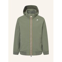 K-way Herren Funktionsjacke "K-way Funktionsjacke AMAURY STRETCH NYLON JERSEY"gr&uuml;n lichen, Gr. XL, Obermaterial: 93% Nylon, 7% Elastan, Jacken