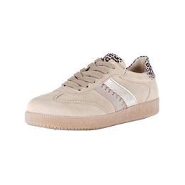 Gabor Damen Sneaker "Gabor Sneaker Leder", Gr. 39, beige, Leder, Schuhe