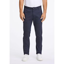 LINDBERGH Herren Stoffhose "Stoffhose Slim Fit", blau, Gr. XXS, unifarben, Obermaterial: 75% Polyester, 22% Viskose, 3% Elasthan. Futter: 65%