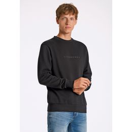 LINDBERGH Herren Sweatshirt "Sweatshirt Relaxed Fit", schwarz, Gr. XL, unifarben, Obermaterial: 70% Baumwolle, 30% Polyester, Sweatshirts