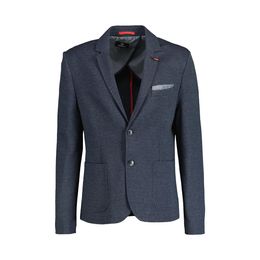 Lerros Herren Jerseysakko "Jersey Sakko", blau, Gr. 48, 75% Polyester, 22% Viskose, 3% Elasthan, Sakkos