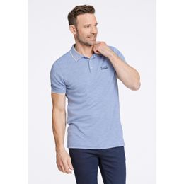 Bison Herren Poloshirt "Poloshirt Comfort Fit", blau, Gr. XL, Obermaterial: 66% Modal, 34% Polyester, Shirts