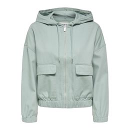 Only Damen Parka "ONLKENZIE-SOFT LIFE L/S JACKET CC PNT"jadeite, Gr. XS, unifarben, Web, Obermaterial: 70% Lyocell, 30% Baumwolle, Jacken, elastische
