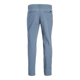 Jack & Jones JACK & JONES Herren Chinohose "JJIMARCO mit Badge und hohem Tragekomfort", blau, Gr. 30, unifarben, Web, Obermaterial: 98% Baumwolle, 2% Elasthan,