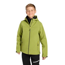 Killtec Jungen Softshelljacke "BYS SFTSHLL JCKT OT", gr&uuml;n, Gr. 152, Softshell, Obermaterial: 90% Polyester, 10% Elasthan. Futter: 100% Polyester,