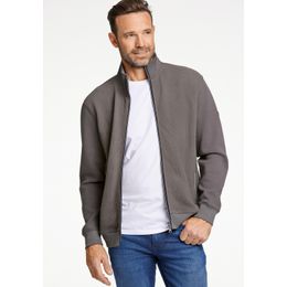 Bison Herren Sweatshirt "Sweatshirt Comfort Fit", gr&uuml;n, Gr. L, Obermaterial: 83% Baumwolle, 14% Polyester, 3% Elasthan, Sweatshirts