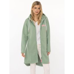 Zwillingsherz Damen Jerseymantelsalbei, Gr. L, Jersey, Obermaterial: 50% Baumwolle, 50% Polyester, M&auml;ntel