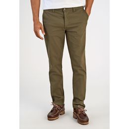 LINDBERGH Herren Chinos "Chinos Relaxed Loose Fit", gr&uuml;n, Gr. S, unifarben, Obermaterial: 98% Baumwolle, 2% Elasthan, Hosen