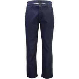 Junk De Luxe Herren Chinos "Chinos Relaxed Loose Fit", blau, Gr. 30, unifarben, Obermaterial: 98% Baumwolle, 2% Elasthan, Hosen