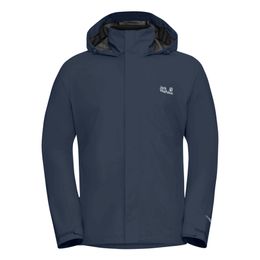 Jack Wolfskin Herren Funktionsjacke "TRAILTIME 2L JKT M"midnight sky, Gr. M, Web, Obermaterial: 100% Polyester. Futter: 100% Polyester, Jacken,
