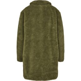 Urban Classics Damen Parka "Urban Classics Damen Ladies Oversized Sherpa Coat"olive, Gr. S, unifarben, 100% Polyester, Jacken