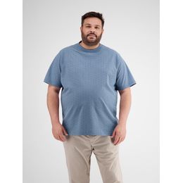 Lerros Herren T-Shirt "Herren T-Shirt in &Uuml;bergr&ouml;&szlig;en", blau, Gr. 5XL, 100% Baumwolle, Shirts