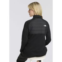 The North Face Damen Fleecejacke "W REAXION 2.0 HYBRID JACKET", schwarz, Gr. M, Obermaterial: 100% Polyester, Jacken, f&uuml;r k&uuml;hle Temperaturen, aus