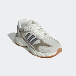 Damen Sneaker "CRAZYCHAOS 2000", adidas Sportswear, Gr. 40,5, wei&szlig;, Leder, Synthetik, Textil, Schuhe, inspiriert vom Design des adistar control