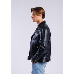Freaky Nation Herren Lederjacke "No Risk-FN SNZ"schwarz, Gr. XL, Oberstoff: 100% Leder. Futter: 100% Baumwolle, Jacken