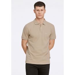 Junk De Luxe Herren Poloshirt "Poloshirt Relaxed Fit", beige, Gr. XL, unifarben, Obermaterial: 100% Baumwolle, Shirts