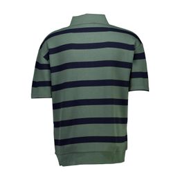 LINDBERGH Herren Poloshirt "Poloshirt Oversize Fit"pine gr&uuml;n, Gr. M, gestreift, Obermaterial: 85% Baumwolle, 15% Polyester, Shirts