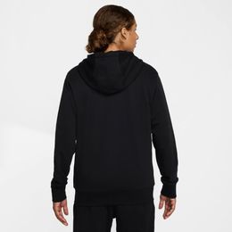 Nike Sportswear Herren Kapuzensweatjacke "M NK CLUB FT FZ HOODIE", schwarz, Gr. M, Jersey, Obermaterial: 80% Baumwolle, 20% Polyester, Sweatjacken,