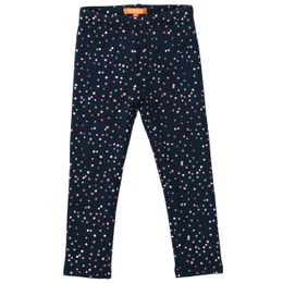 STACCATO M&auml;dchen Thermoleggings, blau, Gr. 116, gepunktet, unifarben mit Farbeinsatz, Oberstoff: 65% Polyester, 30% Baumwolle, 5% Elasthan., Hosen,