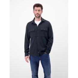 Lerros Herren Hemdjacke "Hemdjacke in Piqu&eacute;-Qualit&auml;t"classic navy, Gr. XXXL, 55% Baumwolle, 43% Polyester, 2% Elasthan, Jacken