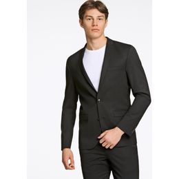 Junk De Luxe Herren Anzugsakko "Sakko Slim Fit", schwarz, Gr. 48, Obermaterial: 54% Polyester, 44% Wolle, 2% Elasthan. Futter: 100% Viskose, Sakkos