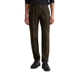 Marc O'Polo MARC O'POLO Herren Chinohose "aus Schurwoll-Viskose-Mix"chocolate braun, Gr. 33, unifarben, Obermaterial: 34% Schurwolle, 31% Viskose, 31% Polyester,